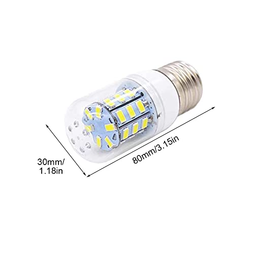 MMBGJKG Refrigerator Light Bulb 5W,5304511738 Refrigerator LED Light Bulb, Refrigerator PS12364857 AP6278388 4584444,120V E26 Daylight White LED Refrigerator Light Appliance Bulbs (2)