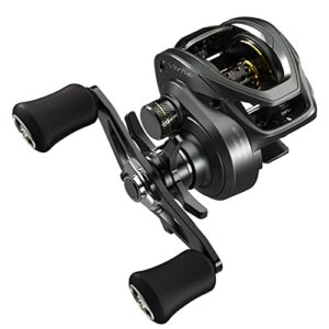 tempo vertixlp baitcaster reels, ultralight low profile baitcasting reel, super smooth 9+1 bb, magnet braking system, 20lb carbon fiber drag 6.6:1 gear ratio, freshwater fishing reel for catfish bass