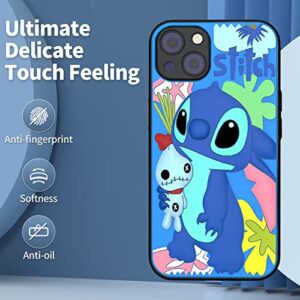 DZHAXIE Cute Cases for iPhone 13 Mini, 3D Cute Cartoon Blue Silicone Fun Unique Kawaii Cool Shockproof TPU Bumper Protective Case for Boys Girls Kids Gifts Cover Housing for iPhone 13 Mini 5.4"