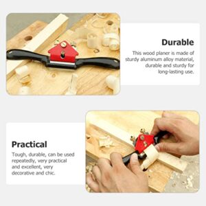 Angoily Planer 1 Set Plane Spokeshave Adjustable Spokeshave Portable Woodworking Planes with Flat Base Wood Working Hand Tool for Wood Craft Wood Craver Wood Working L Hand Tools Hand Tools