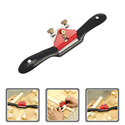 Angoily Planer 1 Set Plane Spokeshave Adjustable Spokeshave Portable Woodworking Planes with Flat Base Wood Working Hand Tool for Wood Craft Wood Craver Wood Working L Hand Tools Hand Tools