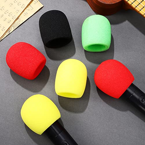 Abaodam Sponge Filter Dj Headphones 64 Pack Foam Microphone Windscreen Microphone Sponge Mini Foam Cover Shield Protection for Variety of Headset Microphone Sponge Filter Dj Headphones