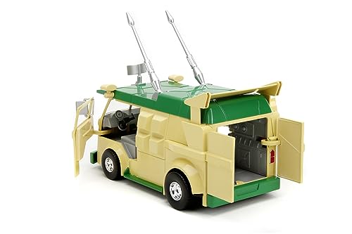 Jada Turtles Party Wagon 1:24 Die-Cast Car Play or Gift and for a Collection for Both Kids and Adults