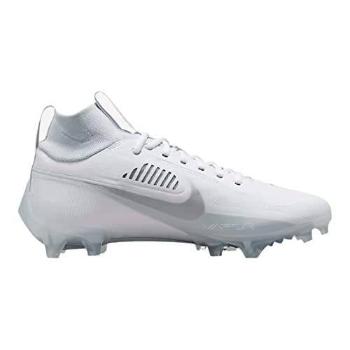 Nike Vapor Edge Pro 360 2 Men's Football Cleats White/Metallic Silver DA5456-100 10.5