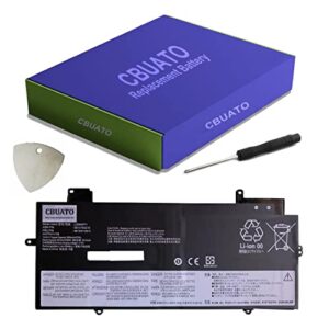 cbuato l20m4p71 sb10t83216 5b10w13973 laptop battery replacement for lenovo thinkpad x1 carbon 9th 10th 11th gen x1 yoga 6th 7th 8th gen 2021 2022 2023 series l20c4p71 l20d4p71 l20l4p71 15.44v 57wh