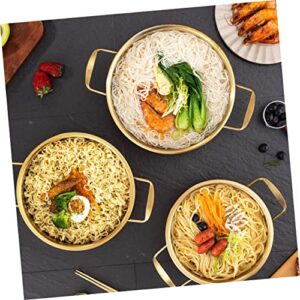 Housoutil Instant Noodle Pot Instant Cooker Korean Ramen Big Cooking Pot with Lid Korean Ramen Pot Casserole Pot Ramen Pot with Lid Korean Pots for Cooking Korean Cooking Cookware Big Pots