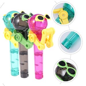 jojofuny 3pcs Lollipop Robot Stocking Stuffer Wand Toy Childrens Gifts Lollipop Holder Toy Novelty Lollipop Holder Kids Lollipop Toy Robot Lollipop Toy Cartoon Robot Lollipop Holder Storage