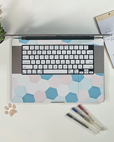 Nekoty Textured Laptop Skins for MacBooks Pro 16" 14" 13" Air 13" 2019-2022 - Honeycomb