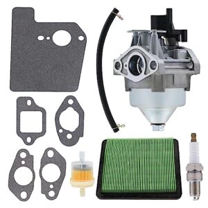 bynor 16100-z8b-901 carburetor for honda gcv160la0 gcv160la1 engine hrr216 hrs216 lawn mower with air filter & fuel filter