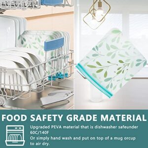 10 Pack Dishwasher Safe Reusable Food Storage Bags,Leakproof Reusable Freezer Bags(3 Reusable Gallon Bags,4 Reusable Sandwich Bags,3 Reusable Kids Snack Bags) for Snack Meat Food Fruit Cereal-BPA FREE