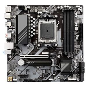 GIGABYTE B650M K (AM5/ LGA 1718/ AMD/ B650/ Micro-ATX/ 5-Year Warranty/ DDR5/ 2X PCIe 4.0 M.2/ PCIe 4.0/ USB 3.2 Gen2 Type-C/ 2.5GbE LAN/Motherboard)