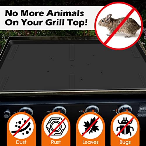 36" Griddle Mat Silicone for Blackstone, Magnetic Protective Top Covers for Blackstone Protector Outdoor-Orange