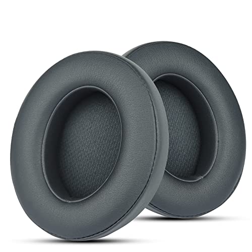 Wzsipod Studio 3 Replacement Earpads for Beats Wireless Headphones, Compatible with Beats Studio 2 Wired, Do Not Fit Solo 3/2, Beats Cushion Replacement Made of Memory Foam and PU Leather (Iron Grey)