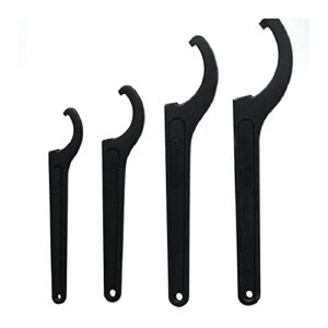 wrench spanner, 22-72mm tool adjuster motorcycle bike absorber shock spanner pre load hook c spanner tool set universal hand tool 1pc (color : black, size : 28-32)