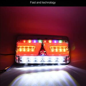 4Pcs Side Marker Truck 24V Trailer Clearance Lights Lighting Dynamic Turn Signal Red White Amber Blue Green,Green