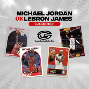 Deluxe NBA Basketball Cards 2023 Mystery Box | 100x Official NBA Cards | 10x Hall of Famers | 10x Rookies | 1x Lebron or Jordan | 4X Autograph or Relic Cards Guaranteed | Kobe Bryant Cards