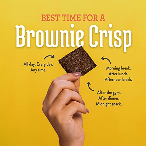 Bantastic Brownie Keto Snack, Salted Caramel Crisps - Crunchy Thin, Naturally Sweet Sugar Free Brownies Snack, Gluten Free, Low Carb, Dairy Free, 3 Oz Ea (Pack of 2)