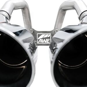 AWE Tuning 14-19 Chevy Corvette C7 Z06/ZR1 (w/o AFM) Track Edition Axle-Back Exhaust w/Chrome Tips - 3020-42073