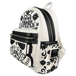 Loungefly Star Wars Stormtrooper Floral Embroidered Cosplay Womens Double Strap Shoulder Bag Purse