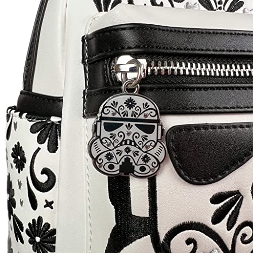 Loungefly Star Wars Stormtrooper Floral Embroidered Cosplay Womens Double Strap Shoulder Bag Purse