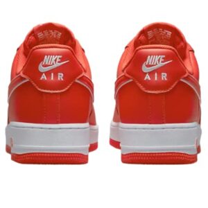 Nike Men's Air Force 1 Shoe, Picante Red-white, 12