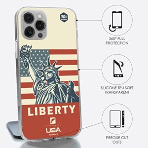 Phone Case Liberty USA Patriot Design Silicone Transparent - Compatible iPhone and Samsung (Samsung Galaxy A04)