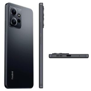 Xiaomi Redmi Note 12 4G LTE (128GB + 6GB) Global Unlocked 6.67" 50MP Triple (ONLY T-Moble/Tello/Mint USA Market) + (w/ 33W Fast Car Dual Charger Bundle) (Onyx Gray)