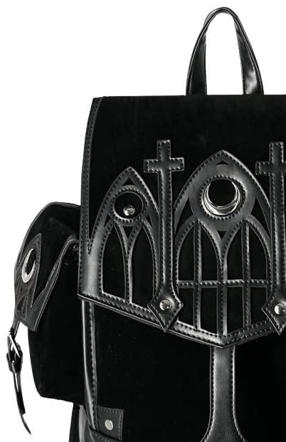 Restyle Stained Glass Cathedral Backpack Gothic Studded Moon Alternative Punk