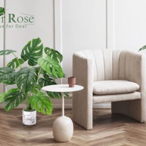 Der Rose 28" Fake Plants Tall Artificial Faux Plants in Pot for Home Farmhouse Bedroom Living Room Decor Indoor