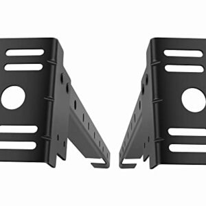 Universal Footboard Extension Brackets, Bed Frame Extenders for Footboard, Headboard Brackets for Metal Bed Frame, Footboard Attachment Kit Can Drilled to Fit Twin, Full, Queen, or King Size Beds.