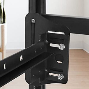 Universal Footboard Extension Brackets, Bed Frame Extenders for Footboard, Headboard Brackets for Metal Bed Frame, Footboard Attachment Kit Can Drilled to Fit Twin, Full, Queen, or King Size Beds.