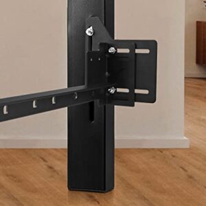 Universal Footboard Extension Brackets, Bed Frame Extenders for Footboard, Headboard Brackets for Metal Bed Frame, Footboard Attachment Kit Can Drilled to Fit Twin, Full, Queen, or King Size Beds.