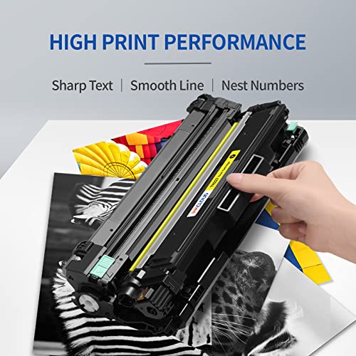 INKCLOUD TN-227BK/C/M/Y Compatible Toner Cartridge Replacement for Brother TN227 TN223 Work with HL-L3290CDW MFC-L3770CDW MFC-L3750CDW HL-L3270CDW HL-L3210CW Printer (Black Cyan Magenta Yellow 4 Pack)