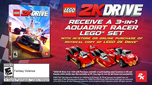 LEGO 2K Drive - Xbox One includes 3-in-1 Aquadirt Racer LEGO® Set