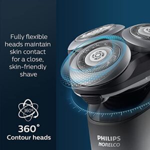 Philips Norelco Exclusive Shaver 5000X, Rechargeable Wet & Dry Shaver with Precision Trimmer and Storage Pouch, X5006/85