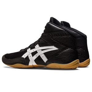 ASICS Men's Matflex 7 Wrestling Shoes, 12, Black/White