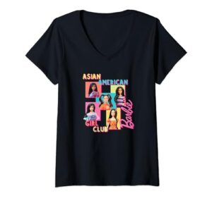 barbie - asian american girl club v-neck t-shirt