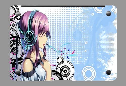 Nekoty Textured Laptop Skins compatible with MacBooks Pro 16" 14" 13" Air 13" 2019-2022 - Singing Anime Girl