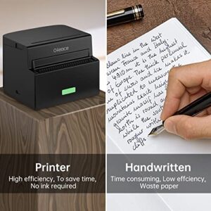 Ofeace Mini Pocket Printer, Sticker Printer, 200DPI Inkless Thermal Printer, Wireless Bluetooth Printer with Android iOS for Retro-Style Photos/Receipts/Notes/Lists/Label/Memo/QR Codes