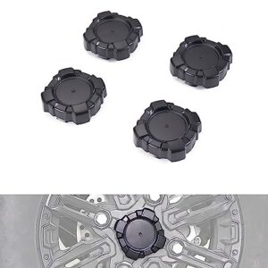 a & utv pro wheel center hub caps for polaris general 1000 2016-2021/ general 4 1000 2018-2021, tire wheel hub dust rim cap covers accessories, replace oem # 1522498, black, 4pcs