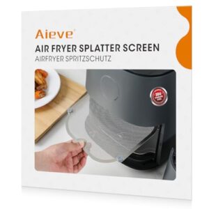 aieve air fryer splatter screen guard, air fryer accessories for cosori air fryer 5 qt/ninja speedi air fryer