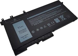 11.4v 51wh 93ftf laptop battery for dell latitude 5580 5590 5591 5480 5490 5491 5280 5288 5488 5495 e5280 e5480 e5580 precision 15 3520 3530 gjknx d4cmt 3dddg 083xpc 83xpc 4yfvg