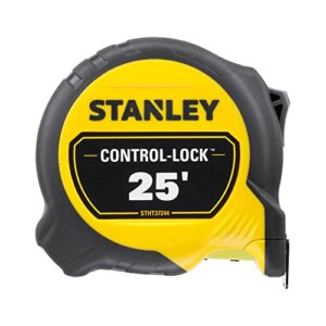 stanley stht37244 25 ft. control-lock tape measure