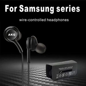 2023 New Stereo Headphones for Samsung Galaxy S23 Ultra Galaxy S22 Ultra S21 Ultra S20 Ultra, Galaxy Note 10+ - Designed by AKG - with Microphone and Volume Remote Control Type-C Connector - Black