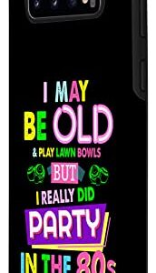 Galaxy S10 Lawn Bowls Outfit Idea For Women & Funny 80s Lawn Bowling Case