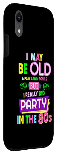 iPhone XR Lawn Bowls Outfit Idea For Women & Funny 80s Lawn Bowling Case