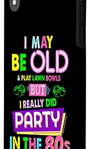 iPhone XR Lawn Bowls Outfit Idea For Women & Funny 80s Lawn Bowling Case