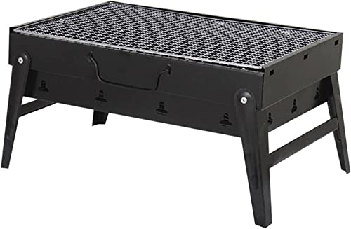 Gas grill BBQ Stove Portable BLACK Small Barbecue Stove Charcoal BBQ Grill Patio Camping Picnic Burner Foldable BBQ Grills