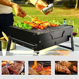 Gas grill BBQ Stove Portable BLACK Small Barbecue Stove Charcoal BBQ Grill Patio Camping Picnic Burner Foldable BBQ Grills