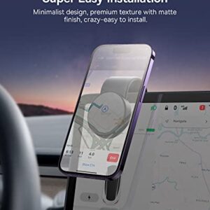 Baseus for Magsafe Car Mount, Magnetic Phone Holder for Car, Magsafe Car Dash Mount Compatible with iPhone 14 13 12 Pro Plus Max Mini, Bendable Memory Titanium Alloy for All Dashboard, Windshield